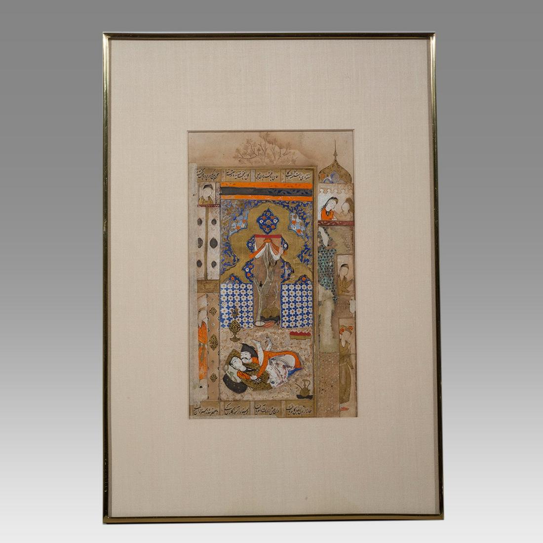 Persian Safavid Miniature Painting of an Erotic Couple - Dec 05, 2021 ...