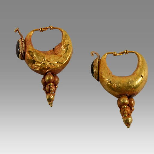 Ancient Roman Gold Pair of Earrings c.1st century AD. - Feb 27, 2022 ...