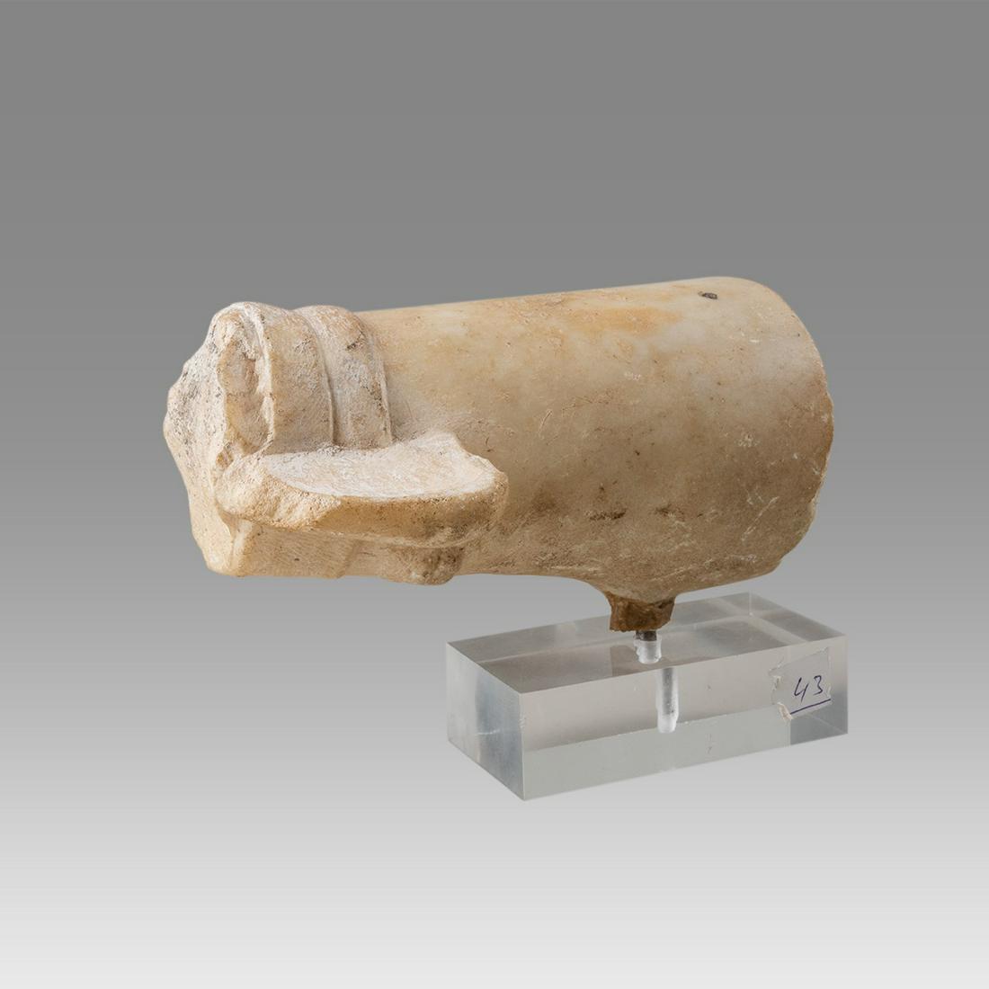 Ancient Roman Marble Arm Fragment Ca.1st 2nd Century A.d.