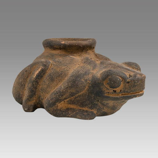 Maya Style Crouching Frog. - Oct 13, 2022 | Palmyra Heritage Gallery in NY