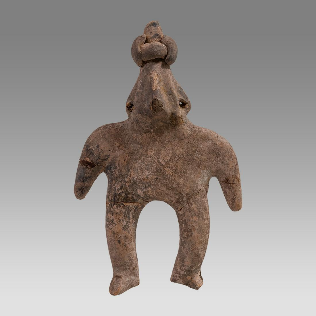 Ancient pre Columbian Archaic Colima Gingerbread Figure Ca. 100 B.C ...
