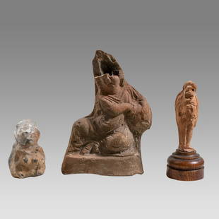 Lot Of 15 Ancient Roman Lead Figures And Fragments