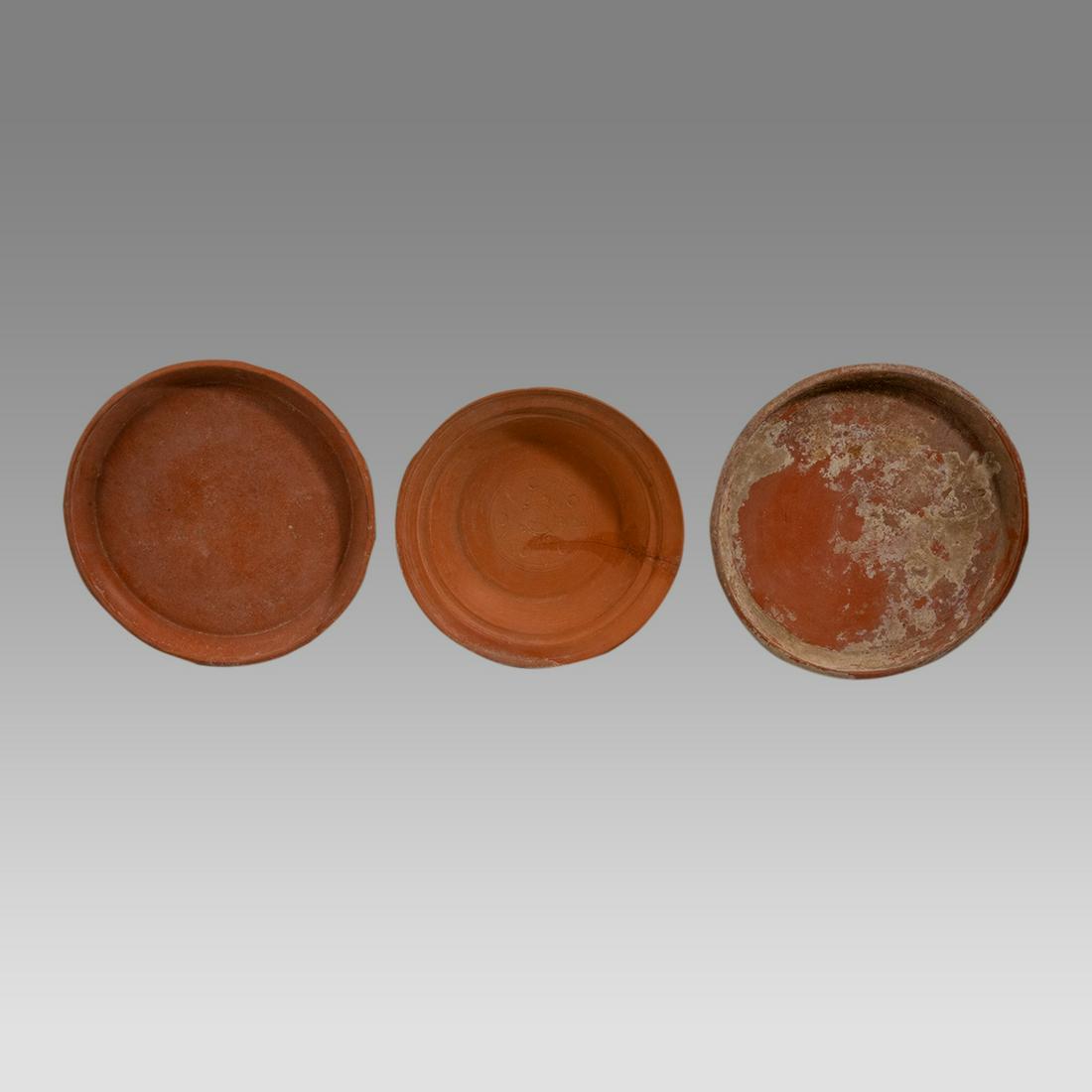 Lot Of 3 Ancient Roman North Africa Redware Terracotta Bowls C.2nd ...