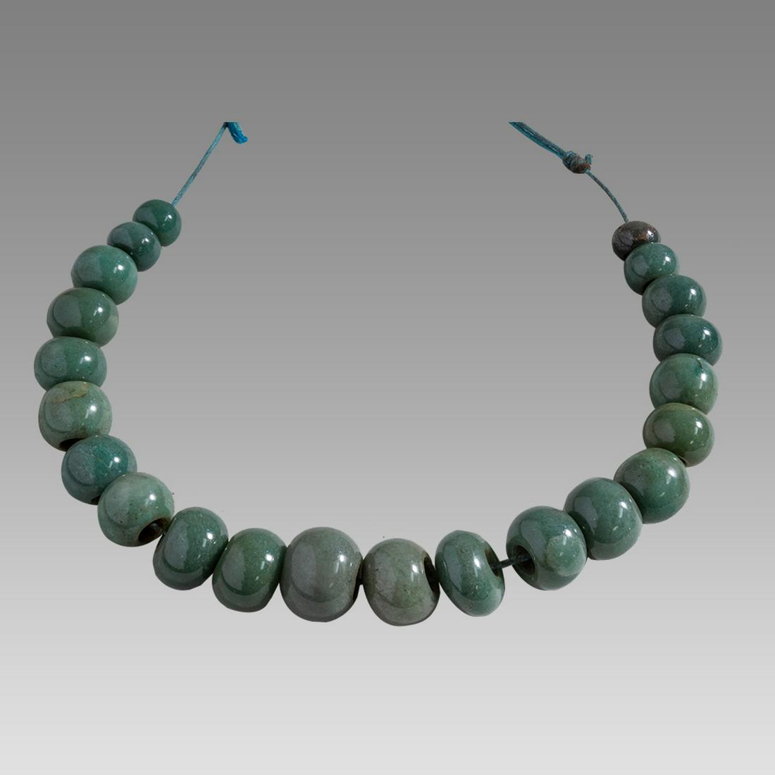 Olmec - Proto Maya Jade Bead Necklace Pre-columbian, Southern Mexico To ...
