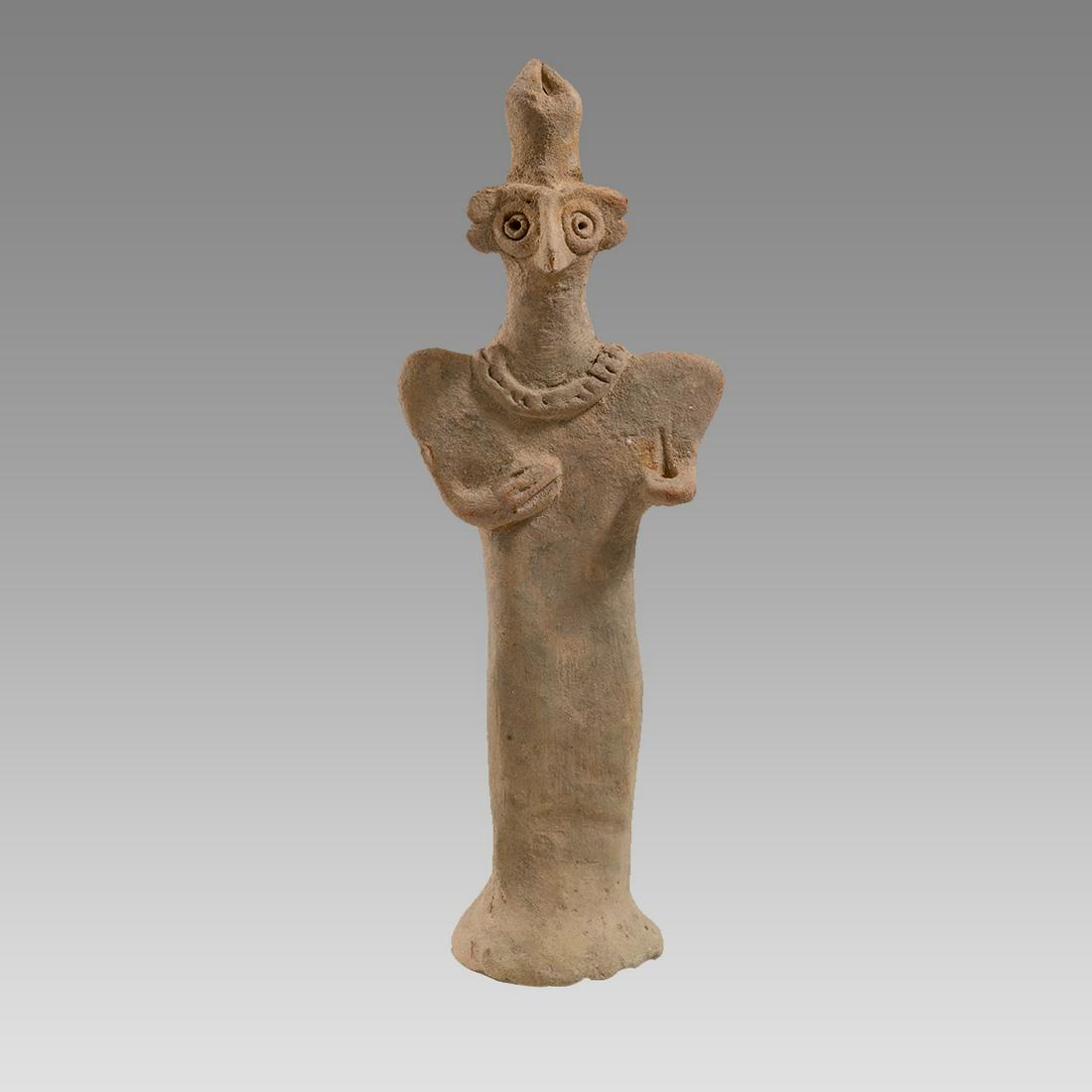 Syro-hittite Astarte Terracotta Idol. Auction