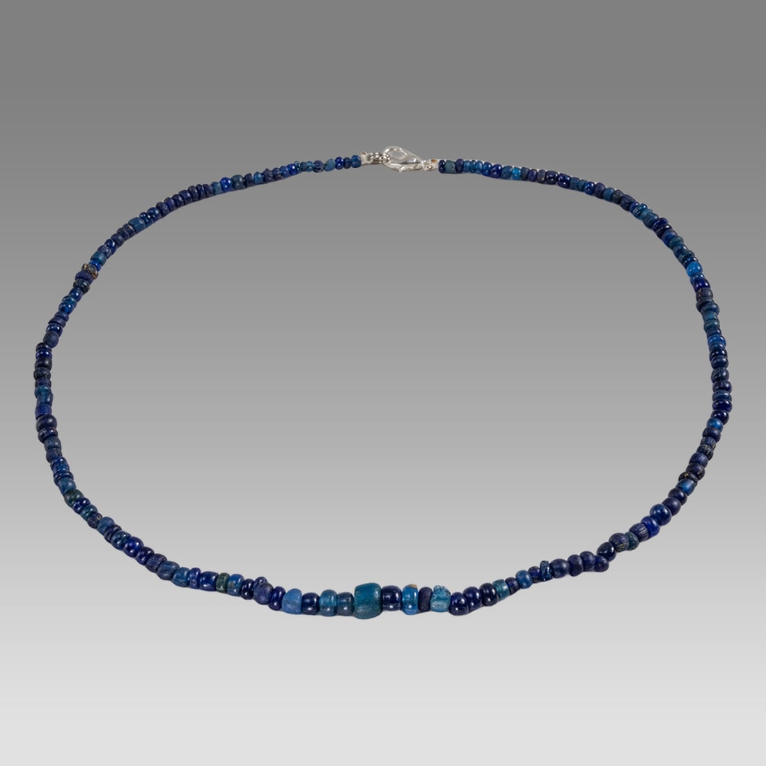 Ancient Islamic Blue Glass Bead Necklace C8th Century Ad Auction