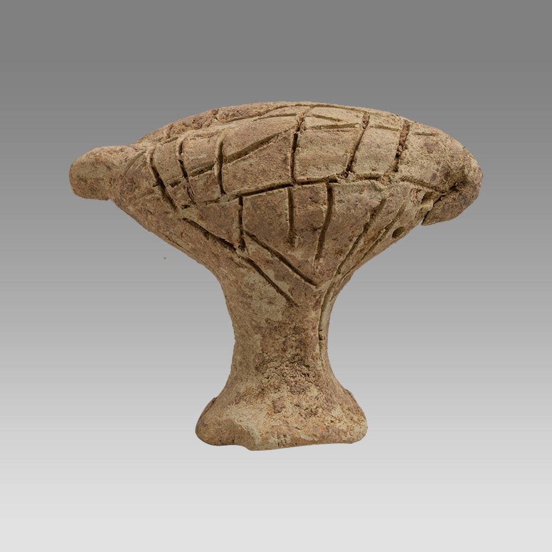 Ancient Holy Land Iron Age Terracotta Bird Rattle C.900-700 Bc. Auction