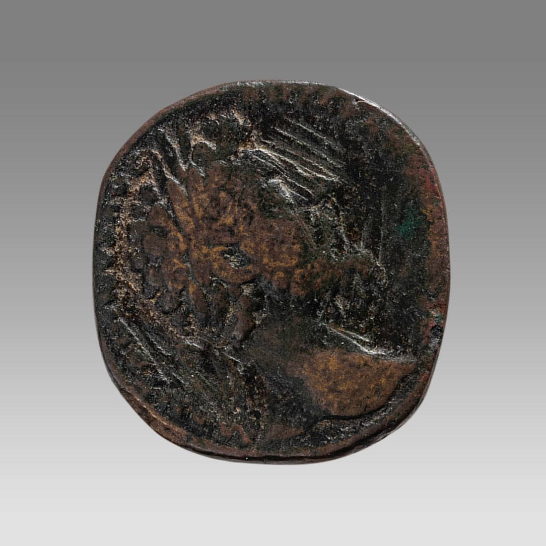 Ancient Roman Marcus Aurelius. Ad 161-180. Ã† Bronze Sestertius Auction