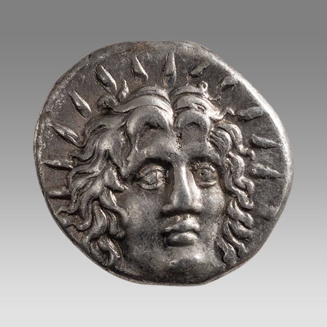 Ancient Greek Islands Off Caria, Rhodos. Rhodes. Circa 250-229 Bc ...