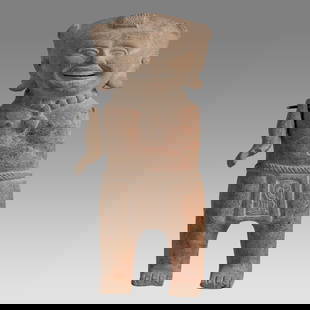 Rare Valdivian Pottery Nude Male Ithyphallic Figure