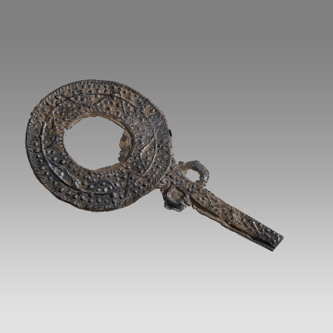 Ancient Roman Lead Mirror C.2nd Century Ad. Auction