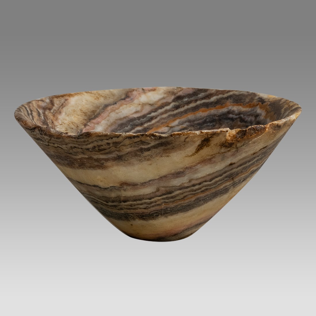 Ancient Bactrian Alabaster Bowl Ca. 2nd Millennium B.c. Auction