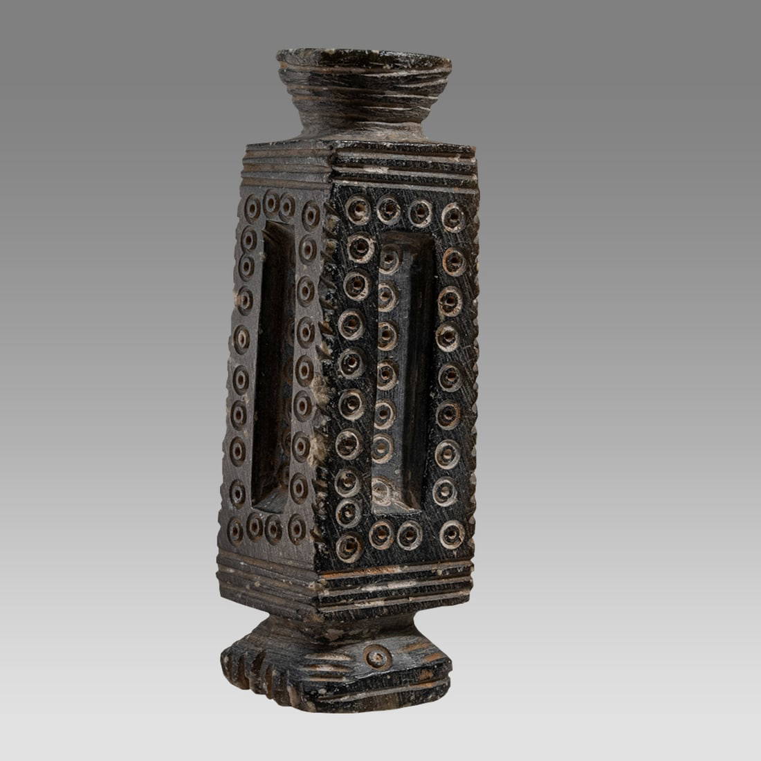 Ancient Coptic Stone Kohl Vessel Ca. 2nd-5th Ad. Auction