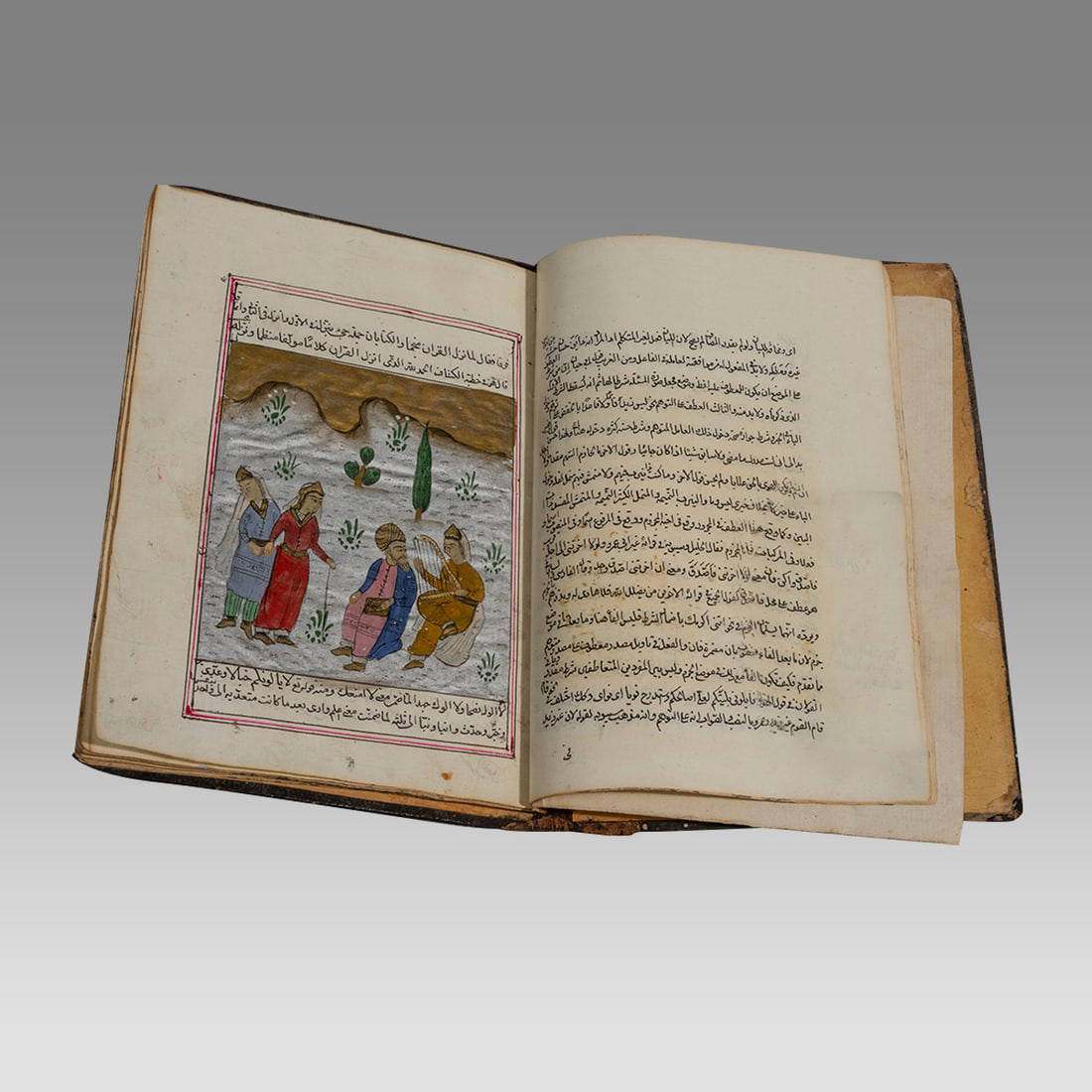 Islamic, Middle East Manuscript Book, C.19th Century. Auction