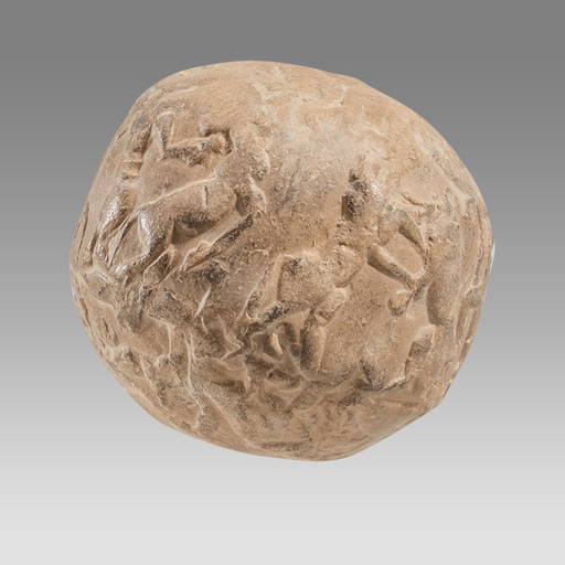 Near Eastern, Babylonian Style Clay Bullae.