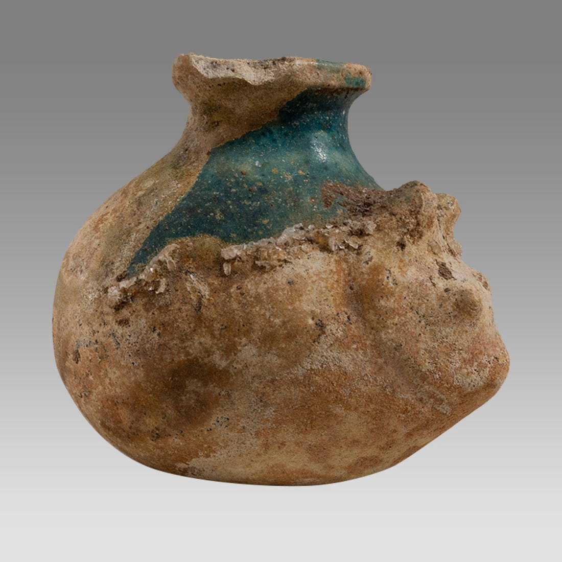 Ancient Mesopotamian Ceramic Boar Pyxis C.6th Century Bc. Auction