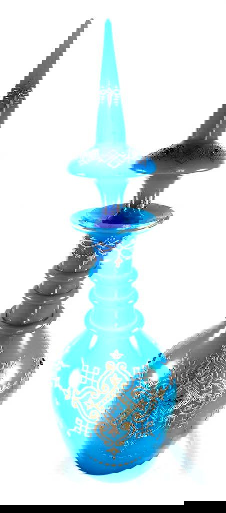 Huge 19th Century Bohemian Moser Persian Ottoman Market French Opaline ...