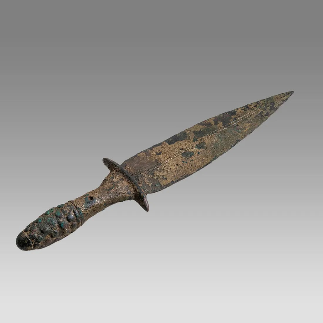 Ancient Near Eastern, Luristan Bronze Dagger With Lotus Handle C.800 Bc ...
