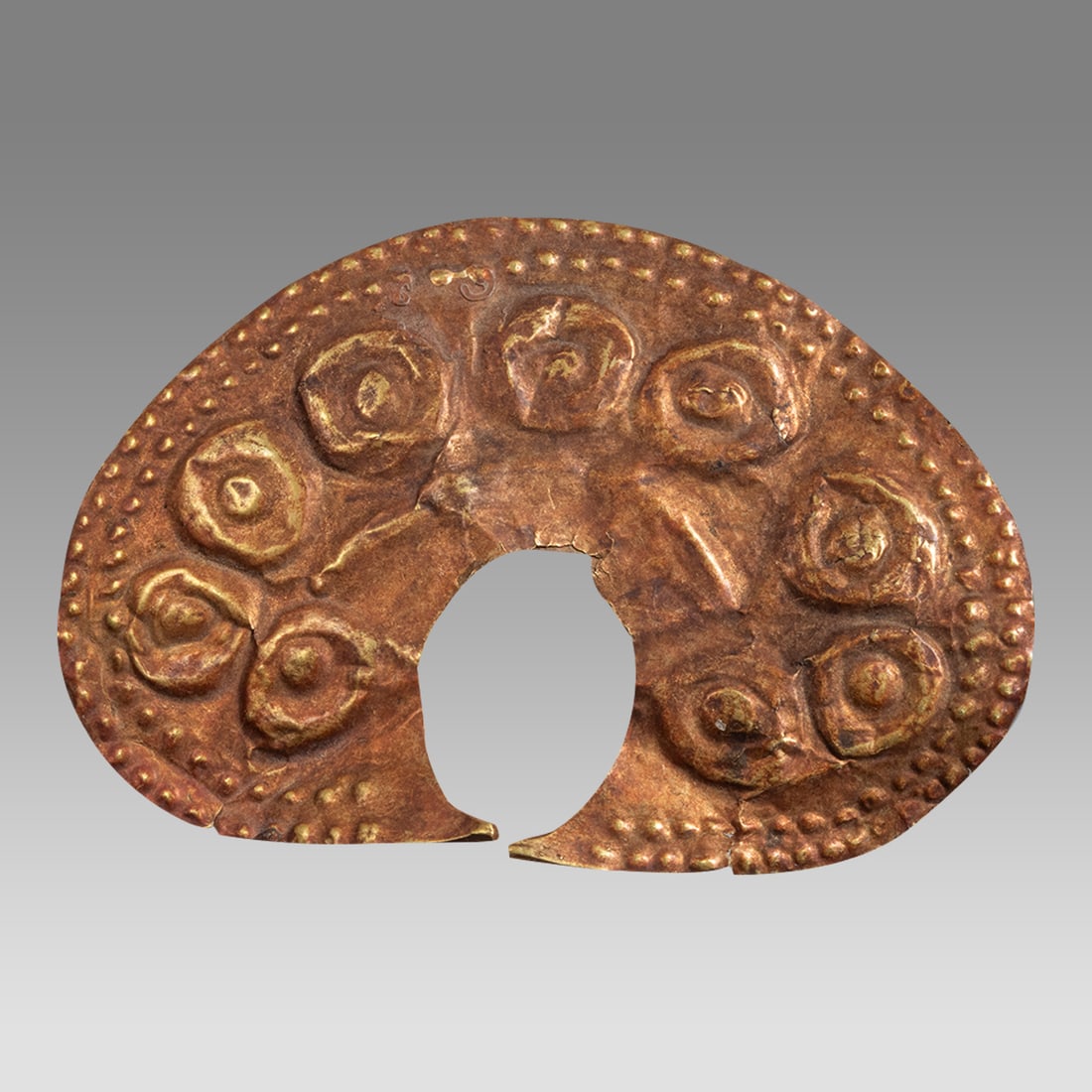 Ancient Roman Gold Amulet C.1st-2nd Century Ad. Auction