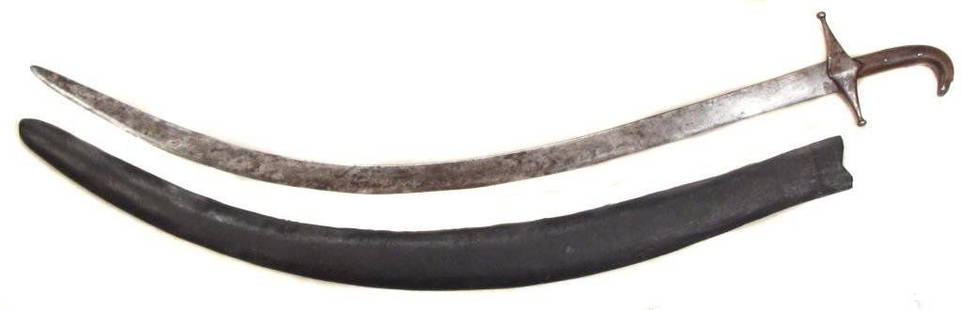 A 19th Century Persian Sword, With Curve