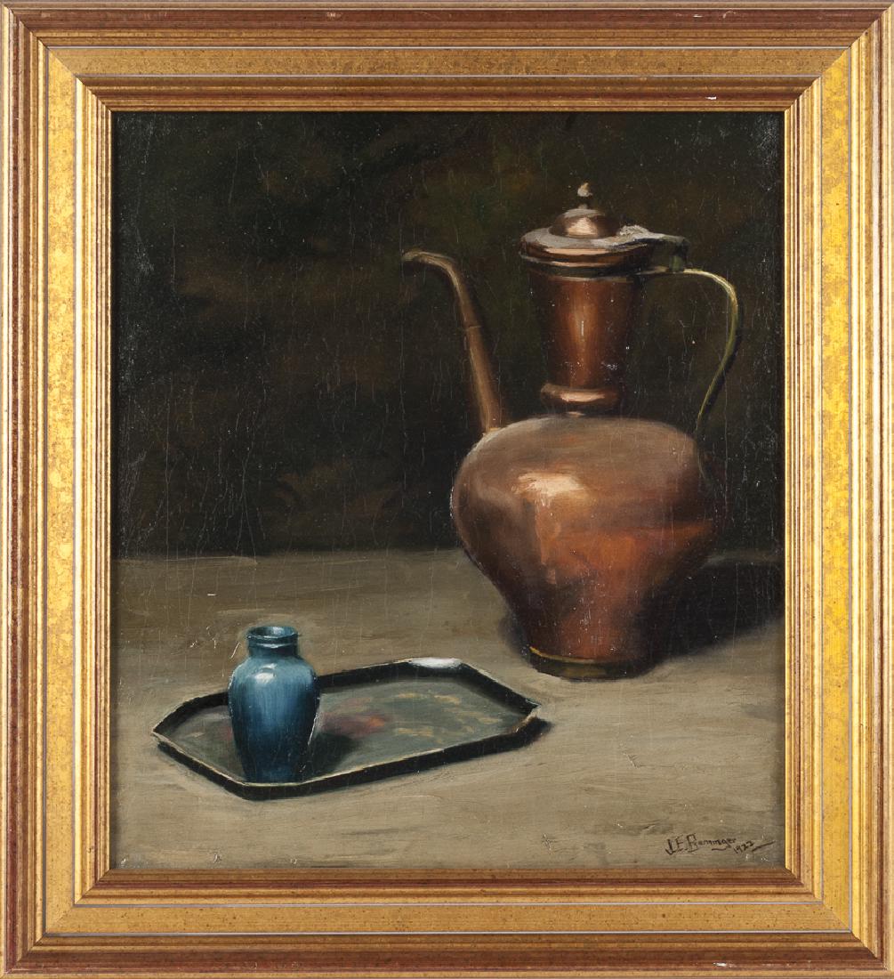 John E. Berninger (american 1897 1981), Oil On Ca