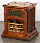 Clarks ONT Spool cabinet, late 19th c., 23'' h., - Mar 18, 2014 | Pook ...