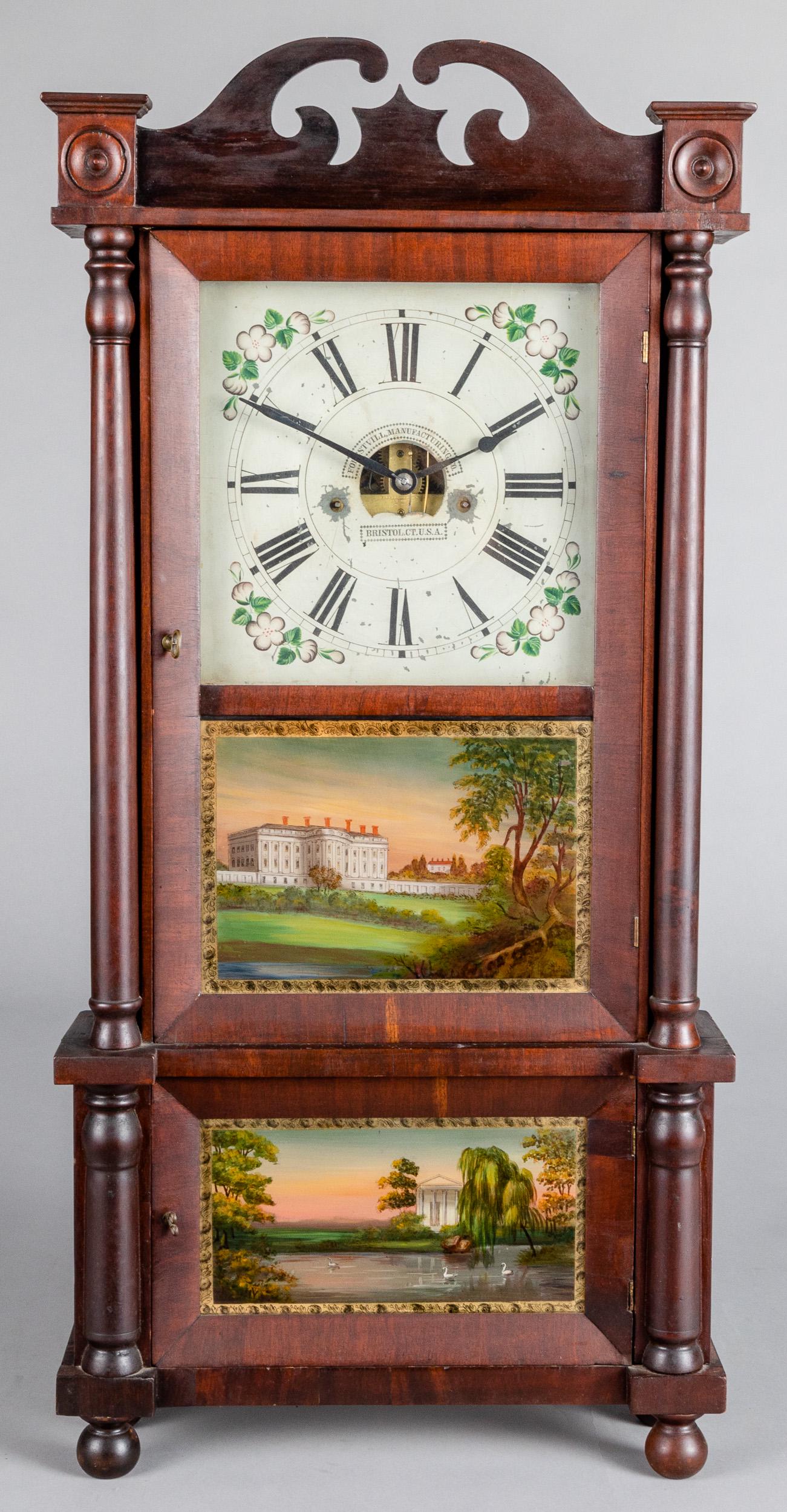 Forestville triple-decker mahogany shelf clock - Nov 01, 2019 | Pook ...