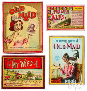 Four Small Card And Board Games