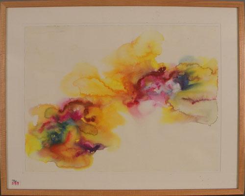 Gerald Pogach (american, B. 1929), Watercolor Abs