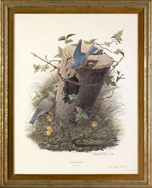 Two Richard Sloan Bird Prints, Signed Lower Right
