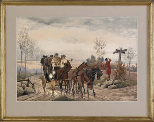 Richard Rosenbaum (american, B. 1864), Watercol