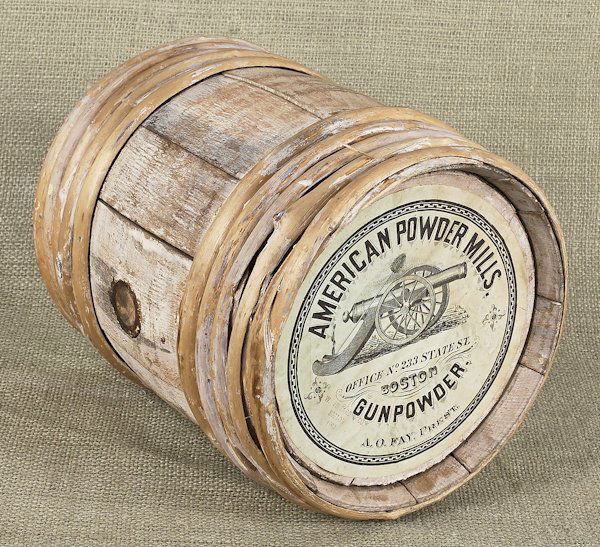 American Powder Mills wooden gunpowder keg, stamp - Mar 20, 2013 | Pook ...