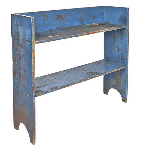 Painted pine bucket bench, 19th c., retaining a - Apr 19, 2013 | Pook ...