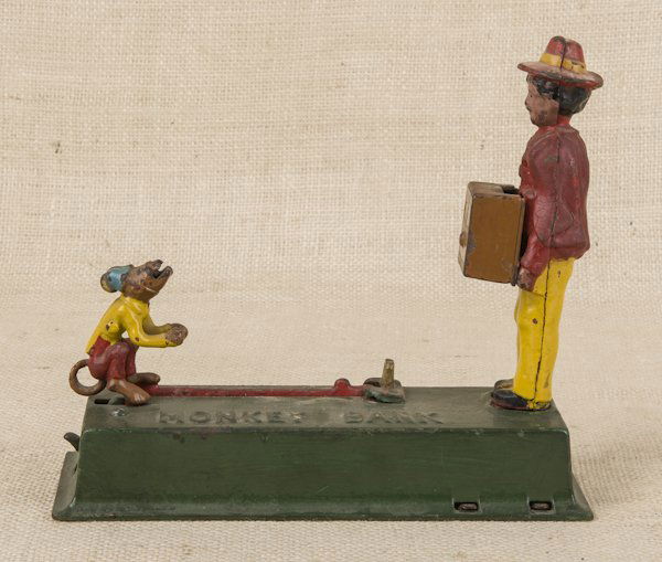 Hubley cast iron Monkey mechanical bank. - Sep 06, 2013 | Pook & Pook ...