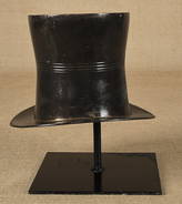 Silver plated milliner trade sign of a hat, 19th See Sold Price