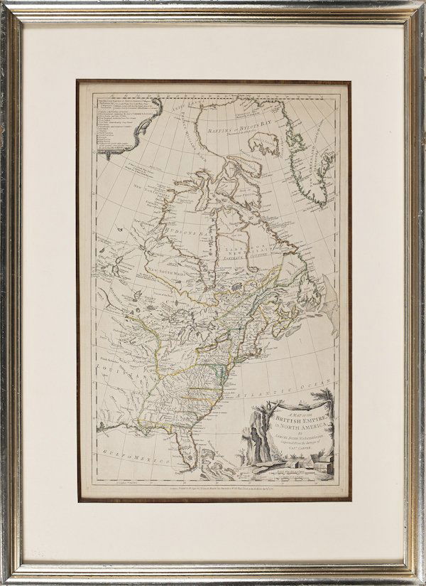 Samuel Dunn, Engraved Map Of The British Empire