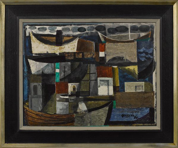 Juan Genoves Candel (spanish 1930 ), Acrylic On