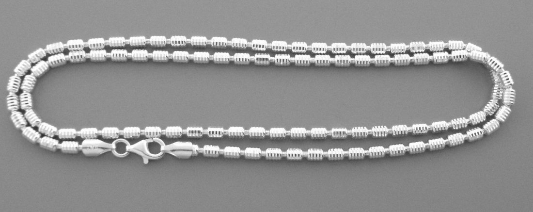NEW STERLING SILVER FANCY UNIQUE BARREL CHAIN NECKLACE - Mar 25, 2018 ...