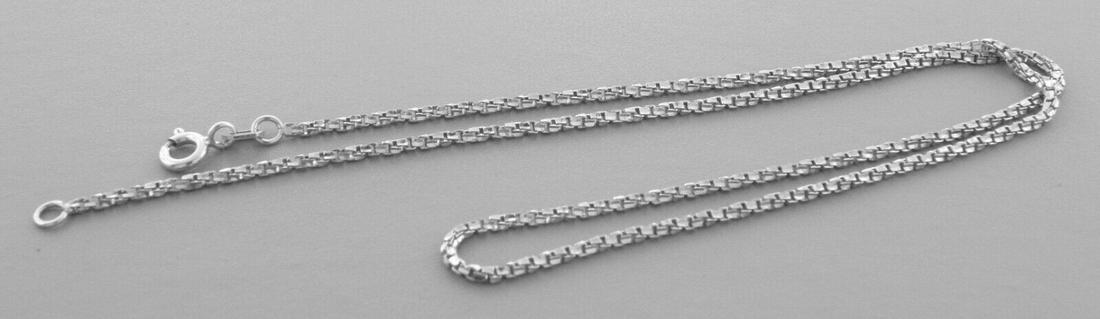 NEW 14K WHITE GOLD TWISTED BOX CHAIN NECKLACE (#0508) on Jan 08, 2023 ...