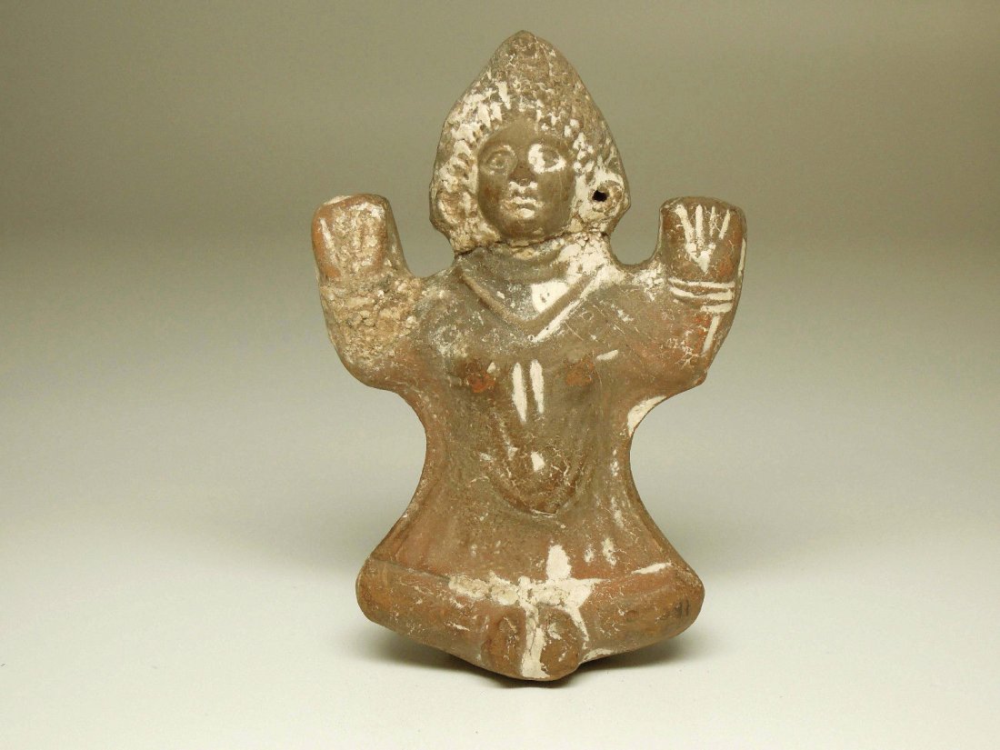 Roman-Egyptian Terracotta Female Figure - Orant pose