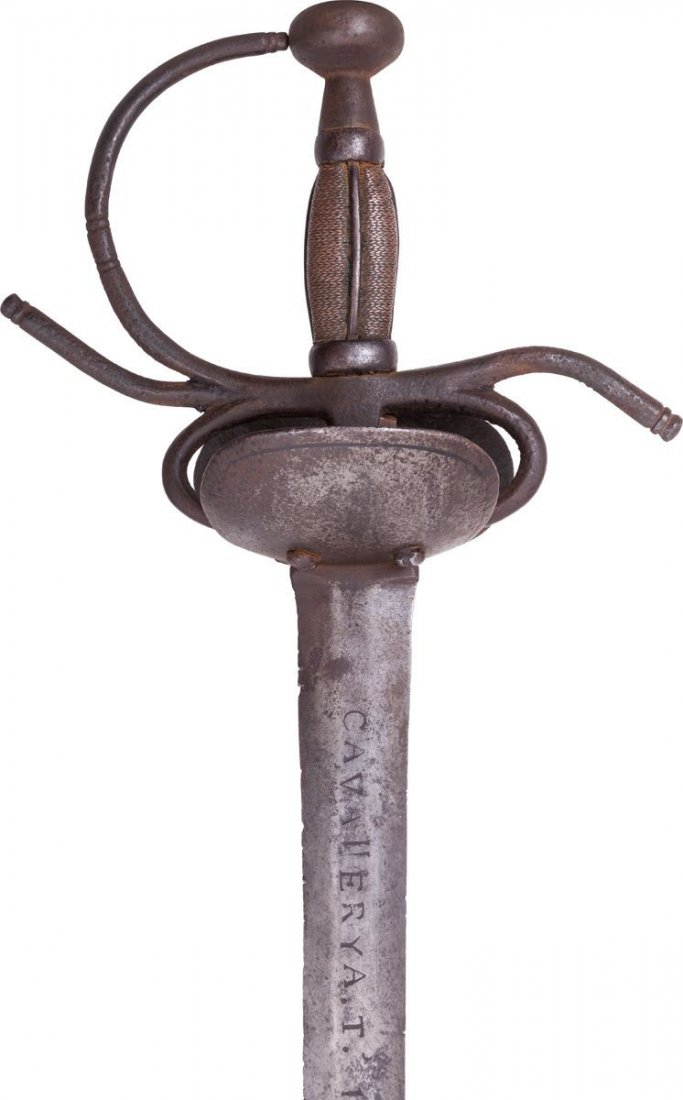 SPANISH BILBO BROADSWORD DATED 1771