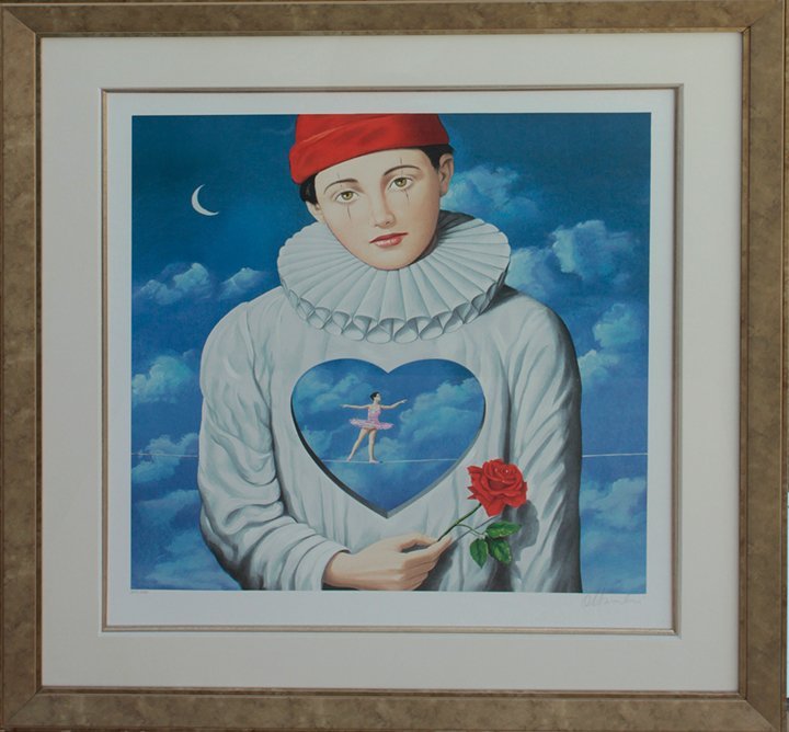 Rafal Olbinski Original Lithograph Limited Edition