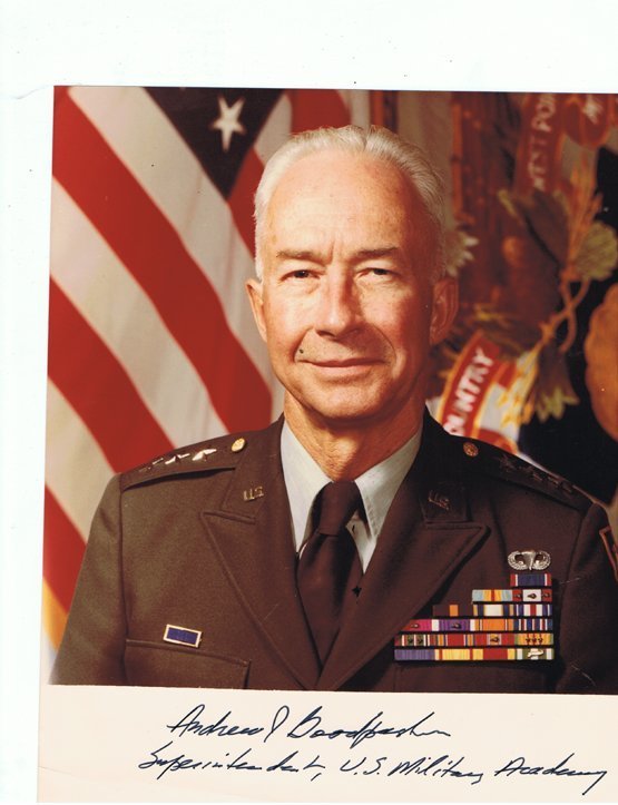 Andrew Goodpaster - 8 X 10 Photo W/ Certificate