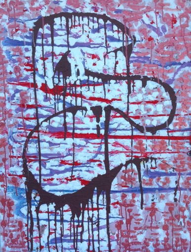 Artist Irving Weiner Acrylic On Canvas