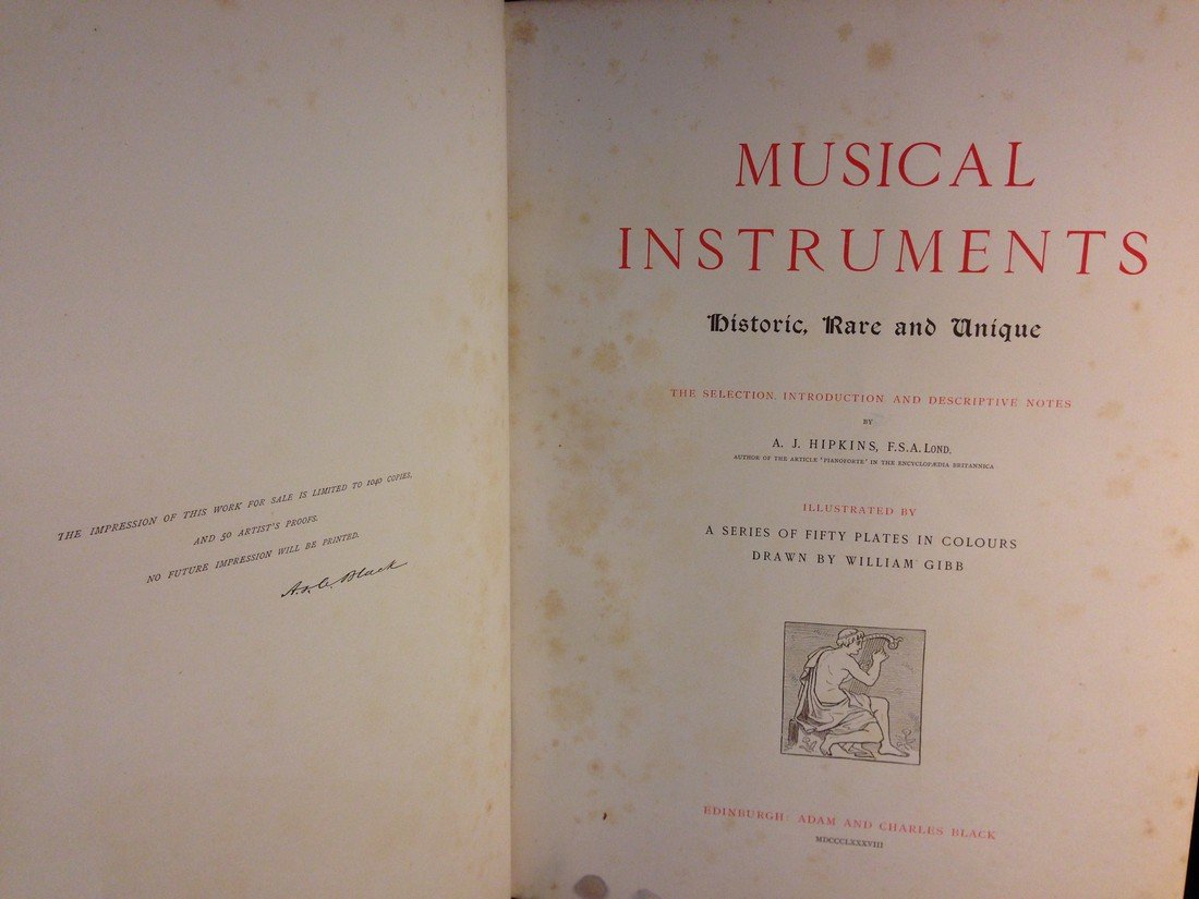 Musical Instruments historic, Rare and Unique