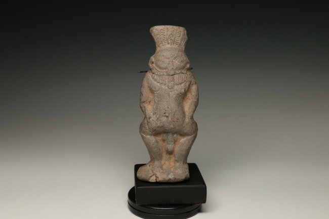 EGYPTIAN CERAMIC BES FIGURE