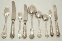 Kings Pattern English Sterling Silver Flatware Set - Mar 23, 2016 ...