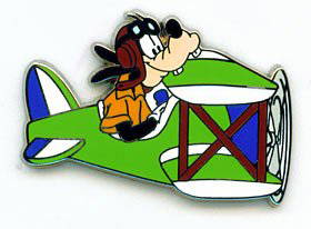 Disney Airplane Goofy Pilot Never Sold Pin/pins
