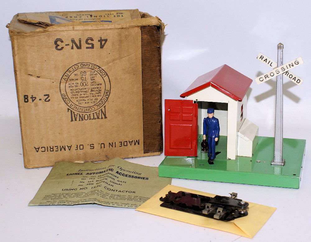 Vintage Prewar LIONEL O Gauge 45N AUTOMATIC GATEMAN