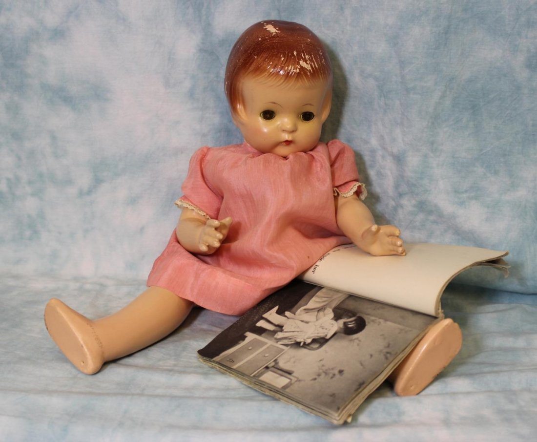 18" 1936 Composition Effanbee Patsy Ann Doll + Orig